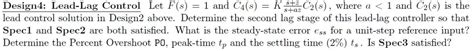 Solved Consider The Standard Unity Feedback System Shown Chegg
