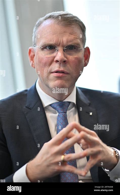 Berlin Germany 14th Sep 2023 Florian Graf Head Of The Senate