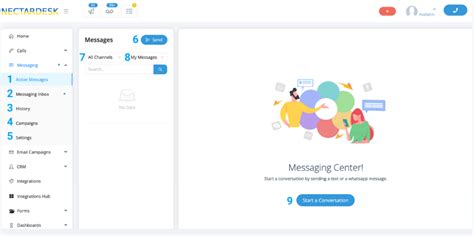 Messaging New Nectar Desk Knowledgebase