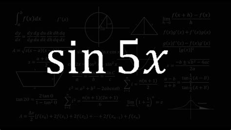 Express Sin5x In Terms Of Sin X