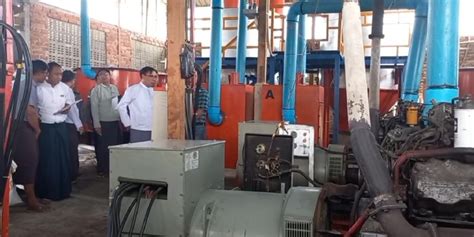 Inspections In Thanatpin Township Bago Region Cm Inspects Mill And