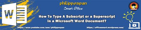 How To Type A Subscript Or A Superscript In A Microsoft Word Document Smart Office