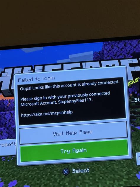 Minecraft Microsoft Login Issues Rplaystation