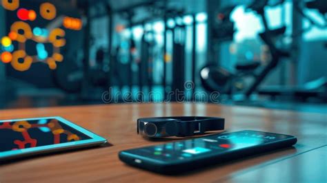 Ai Driven Mobile Health App On Smartphone With Icons And Graphics