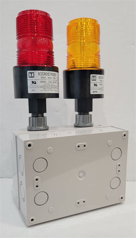 Remote Alarm Station With Horn And Dual Strobes