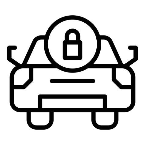Car Keyless System Icon Outline Style 15901899 Vector Art At Vecteezy