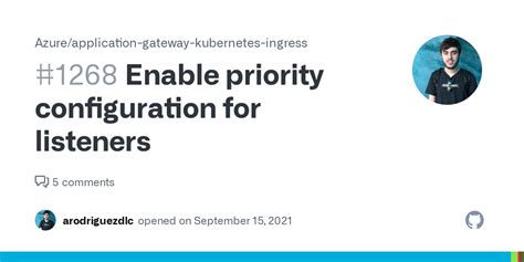 Enable Priority Configuration For Listeners · Issue 1268 · Azureapplication Gateway Kubernetes