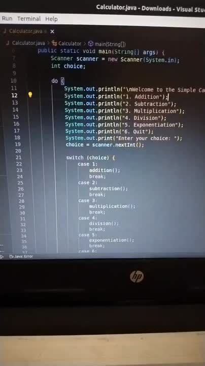 Simplecalculator Codtechsolutions Javaprogramming Shivai Keerthana