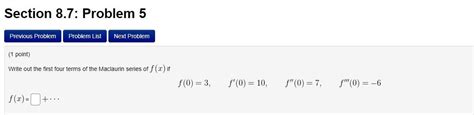 solved section 8 7 problem 5 previous problem problem list