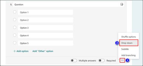 Add Drop Down List In Microsoft Forms Easy Tutorial