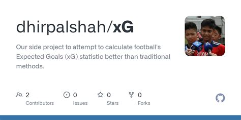 GitHub Dhirpalshah XG Our Side Project To Attempt To Calculate Football S Expected Goals XG