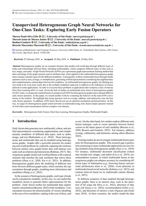 Pdf Unsupervised Heterogeneous Graph Neural Networks For One Class