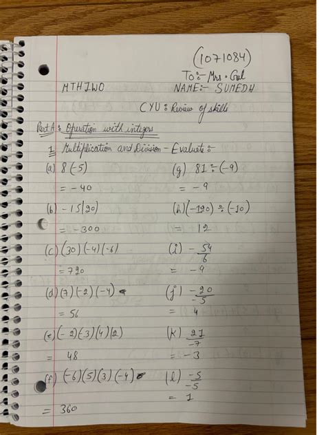 math assignment pdf