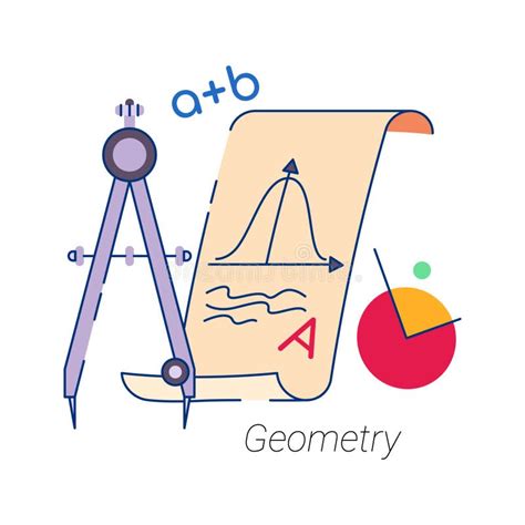 School Discipline Geometry Lessons Stock Illustration Illustration Of Subject Geometric