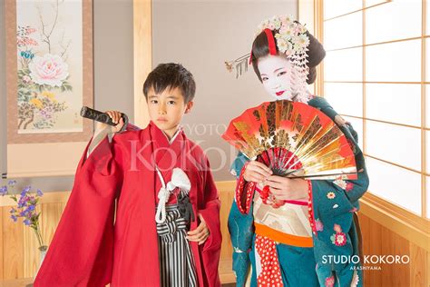 男の子プランギャラリー 京都嵐山の着物写真館「スタジオ心 嵐山」