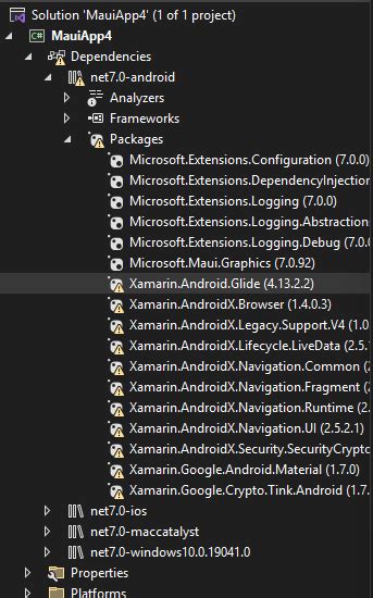 maui project dependencies problem r dotnetmaui