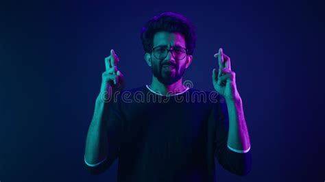 Portrait Indian Serious Man Developer Coding Worker Programmer Profile Looking To Side Turn Head