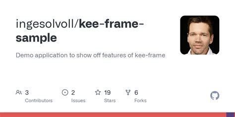Github Ingesolvollkee Frame Sample Demo Application To Show Off Features Of Kee Frame