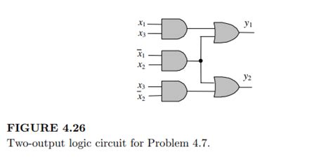 Solved Consider A Two Level Combinational Circuit Shown In Figure 6