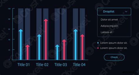 Data Comparison Chart Ui Element Template Stock Vector 6292810 Crushpixel