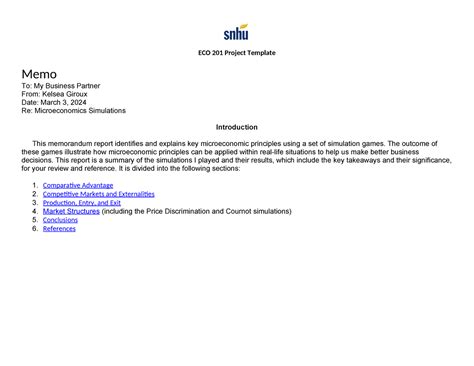 Eco 201 Module 8 Final Project Analysis Of Microeconomic Simulations