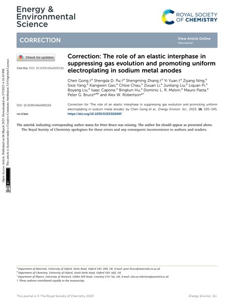 Pdf Correction The Role Of An Elastic Interphase In Suppressing Gas