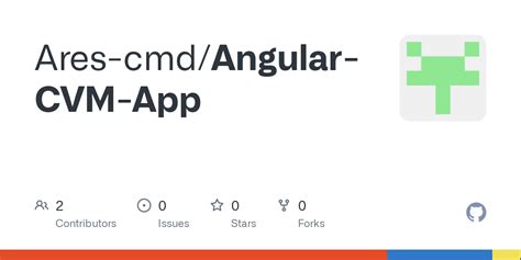 Github Ares Cmdangular Cvm App
