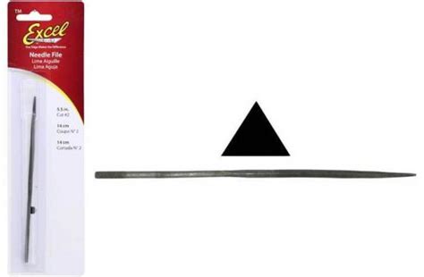 excel needle file triangle rcnz