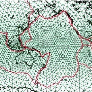 The Tripolar Grid Often Used In Ocean Modeling Polar Singularities Download Scientific