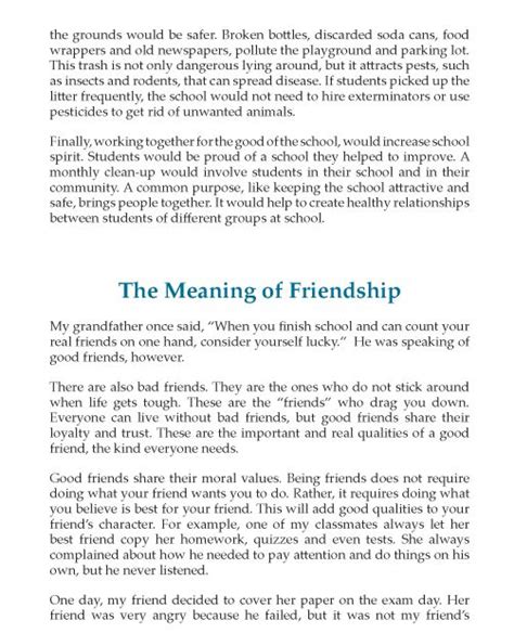 7th Grade Expository Essay Sample