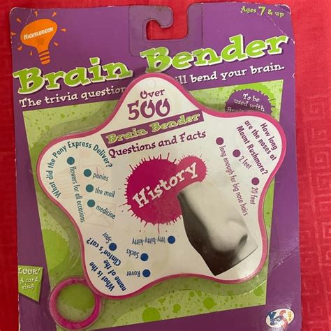 Nickelodeon Toys New Vtg 995 Nickelodeon History Brain Bender