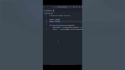 Generate Random Password Python Pythonprogramming Coding Learnpython Pythonforbeginners