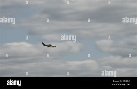 Private Plane Crash A Small Plane During An Aerobatic Simulation Stock Video Footage Alamy