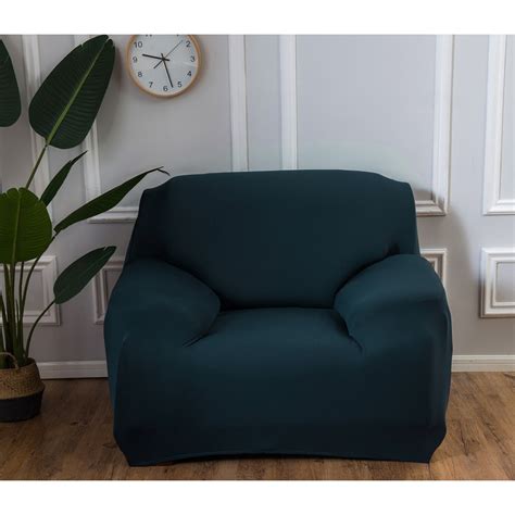 Cubre Sofa Elastico Elastizado Funda Cuerpo Plaza Variante Color Azul Verdoso Atrix