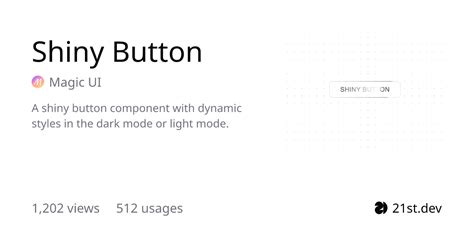 Shiny Button Community Components 21st Dev The First Vibe Crafting Tool 21st Dev