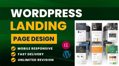 Build Wordpress Landing Page Elementor Or Elementor Pro Landing Page Design By Nurhudawp Fiverr