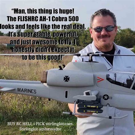 Flishrc Fl500 Ah 1 Cobra 500 Class Large Scale Gps Rc Helicopter Model