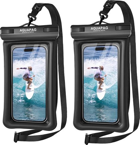 Ipx8 Waterproof Phone Pouch 2 Pack Up To 70，adjustable Neck Lanyard