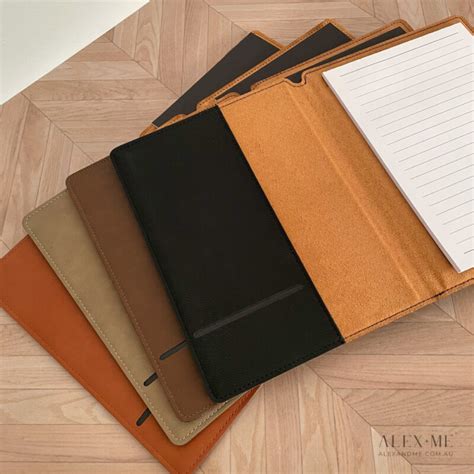 Personalised Portfolio Notebook Monogram Alex And Me