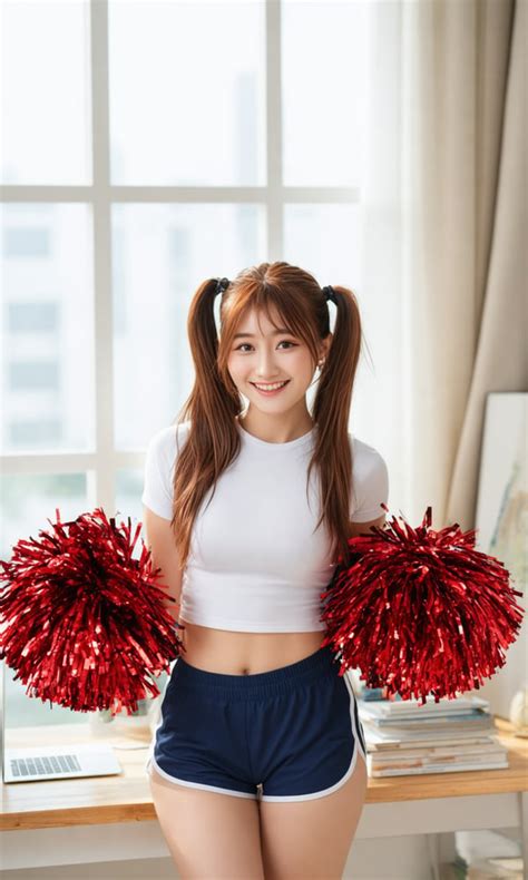 Cheer Girl Image Created By Robertchiang7608 Tensorart