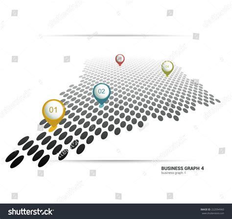 Business Flat Graph Minimalistic Chart Vector vector de stock libre de regalías