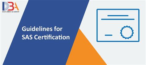 Guidelines For SAS Certification Data Brio