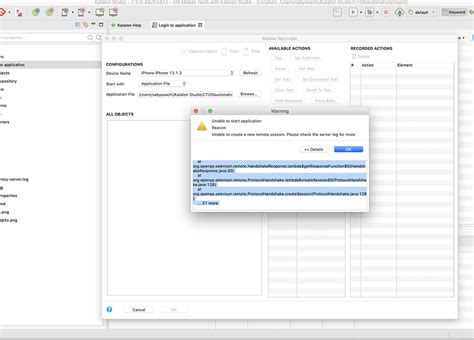 Unable To Start Application For IOS Real Device Bugs Report Katalon Community