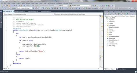 Learning Mvc Part 5repository Pattern In Mvc3 Application With