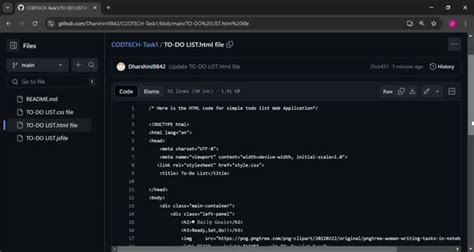 Dharshini R On Linkedin I Have Completed My Task1 On Web Development