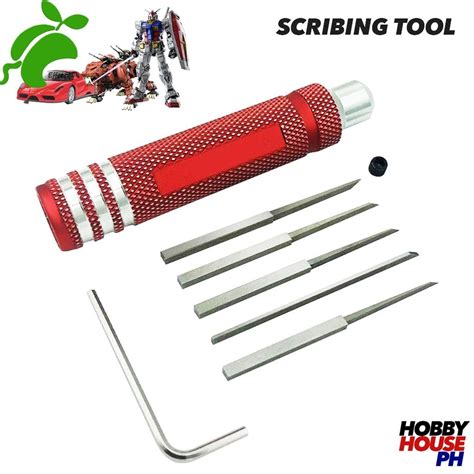 Qssyy Gundam Hobby Resin Scribing Tool Set With 3 Free Scribing Tapes