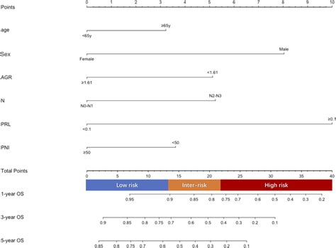 Nomogram Prediction Model For Os Of Ec Patients Underwent Radical