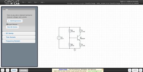 How To Measure Dc Operating Point Of A Simple Transistor Circuit