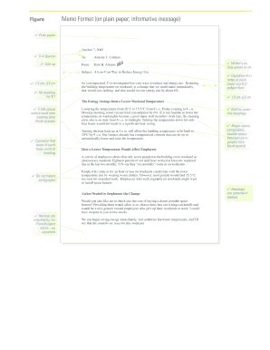 Fillable Online Memo Format On Plain Paper Informative Message Fax Email Print PdfFiller