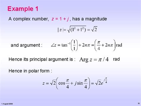 Complex Numbers August Definition A Complex